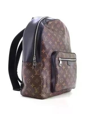 LOUIS VUITTON Josh Macassar Monogram Canvas Backpack