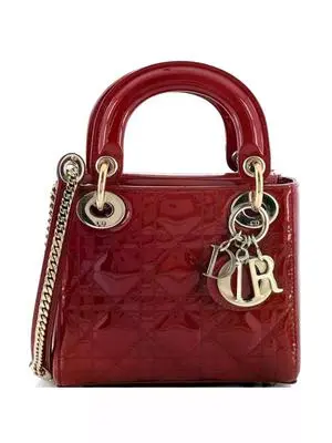 Dior Lady Chain Bag - Red