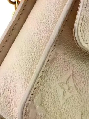 LOUIS VUITTON Monogram Empreinte Pochette Metis Wallet On Chain - Neutrals