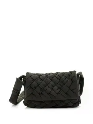 Bottega Veneta Rumple Intrecciato Small Shoulder Bag - Green