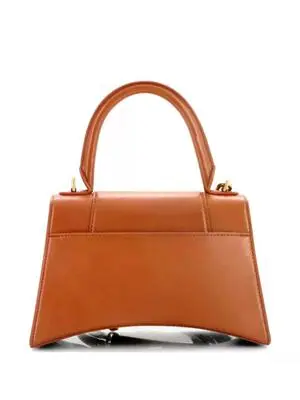 Balenciaga Hourglass Top Handle Bag Leather Small Satchel