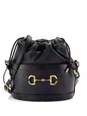 Gucci Horsebit 1955 Small Bucket Bag - Black