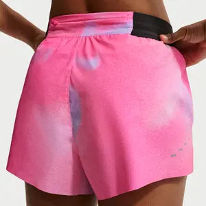 Nike Swift Dri-fit Mid-rise 2.5" Brief-lined Running Shorts - Pink