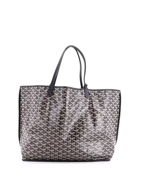 Goyard Pm Anjou Reversible Tote Coated Canvas - Black