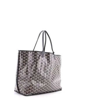 Goyard Pm Anjou Reversible Tote Coated Canvas - Black