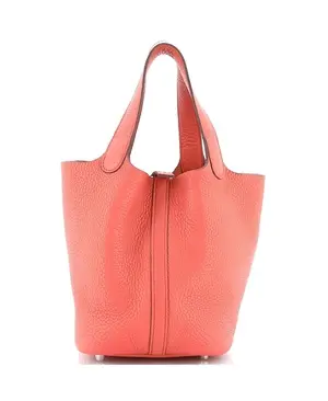 Hermès Pm Picotin Bag Clemence - Pink