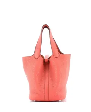 Hermès Pm Picotin Bag Clemence - Pink