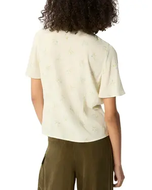 Whistles Floral Button Front Shirt