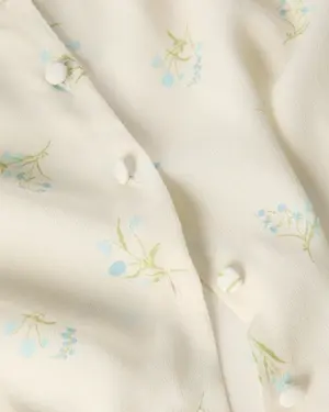 Whistles Floral Button Front Shirt