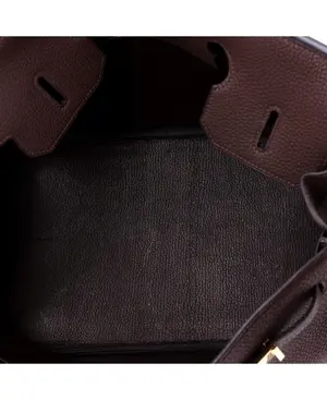 Hermès Birkin 35 Handbag Brown Togo With Gold Hardware - Chocolat