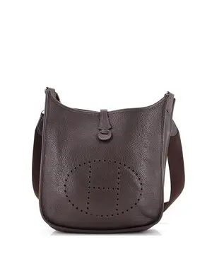 Hermès Pm Evelyne Bag Gen Ii Clemence - Brown