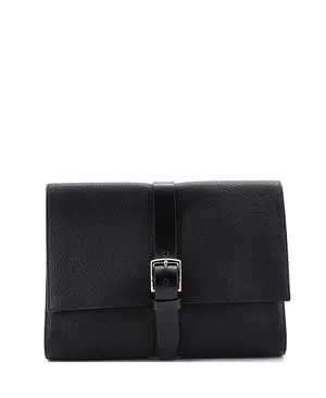 Hermès 29 Etriviere Ii Folder Pouch Togo - Black