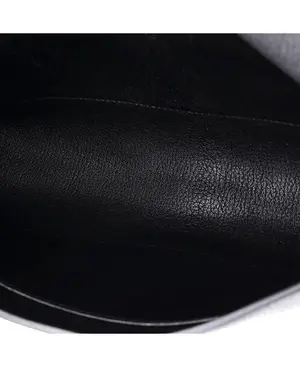 Hermès 29 Etriviere Ii Folder Pouch Togo - Black