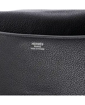 Hermès 29 Etriviere Ii Folder Pouch Togo - Black