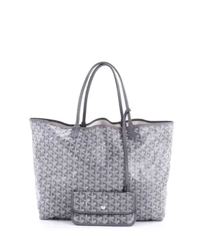 Goyard Gm Saint Louis Tote Coated Canvas - Gray