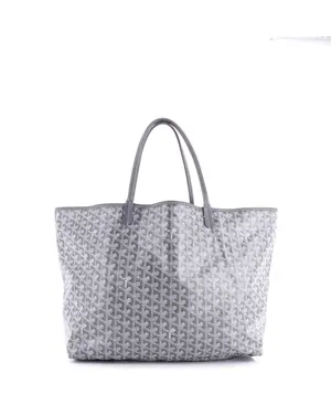 Goyard Gm Saint Louis Tote Coated Canvas - Gray