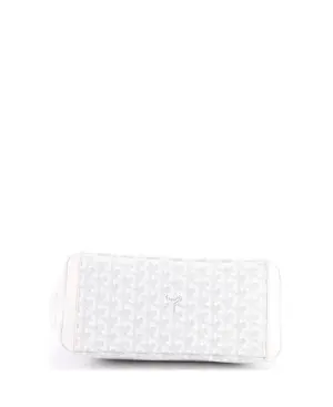 Goyard Pm Artois Tote Coated Canvas - White