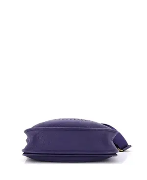Hermès Pm Evelyne Bag Gen Iii Clemence - Blue