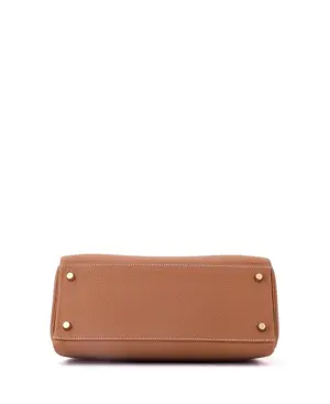 Hermès Kelly 28 Handbag Brown Togo With Hardware - Gold