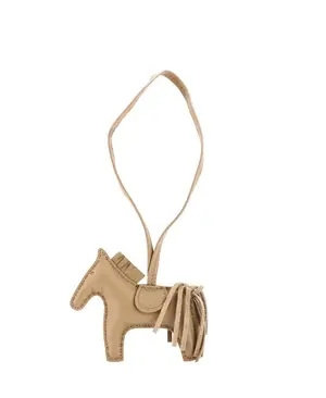 Hermès Pm Mono-tone Grigri Rodeo Bag Charm Leather Brown