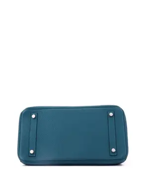 Hermès Birkin 25 Handbag Green Swift With Palladium Hardware - Menthe