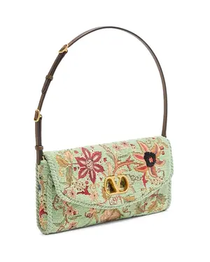 Valentino Garavani Small Embroidered Shoulder Bag - Multi