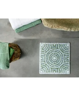 ABYSS & HABIDECOR Bysance Square Bath Rug Exclusive