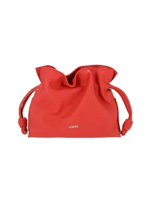 Loewe Mini Flamenco Clutch In Calfskin - Orange