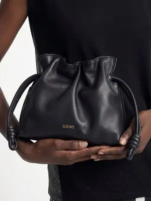 Loewe Flamenco Mini Clutch - Black