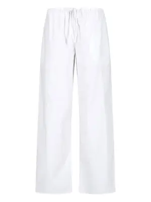 Matteau Straight Leg Cotton Sweatpants - White