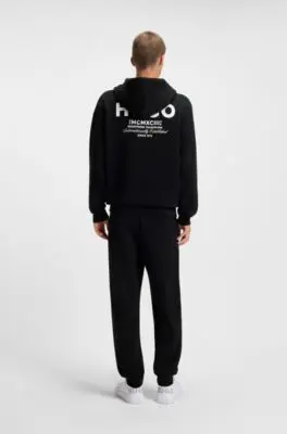 Hugo Logo-print Cotton Terry Hoodie