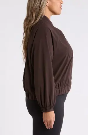 Zella Atlas Bomber Jacket - Brown Mole
