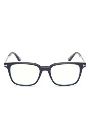 Tom Ford Blue Square Eyeglasses