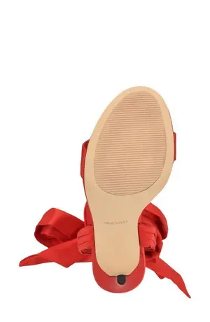 Nine West Monroe Ankle Wrap Sandal - Red