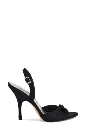 Nine West Vixxie Slingback Pointed Toe Sandal - Black