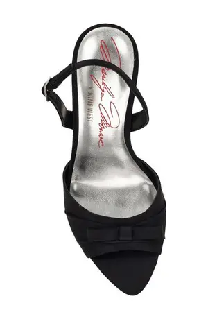 Nine West Vixxie Slingback Pointed Toe Sandal - Black