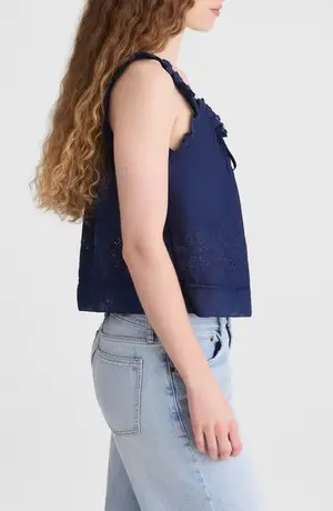 Madewell Embroidered Leah Top