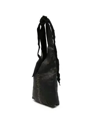 MA+ Staple Detail Leather Tote Bag