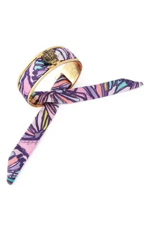 Kurt Geiger Butterfly Fabric Tie Bracelet