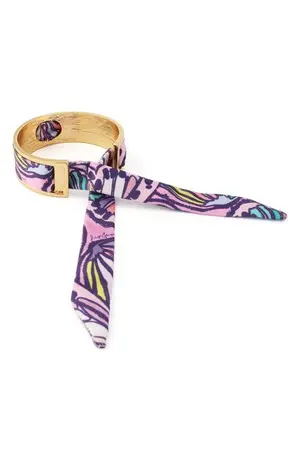 Kurt Geiger Butterfly Fabric Tie Bracelet