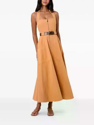 NICHOLAS Anastasia Halter-neck Maxi Dress