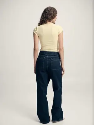 ZIERRA LEONA Okavara Jean With Removable Overlay