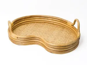 WICKER VILLAGE Lily Pad Tray - Small