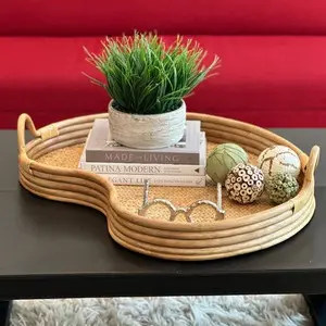 WICKER VILLAGE Lily Pad Tray