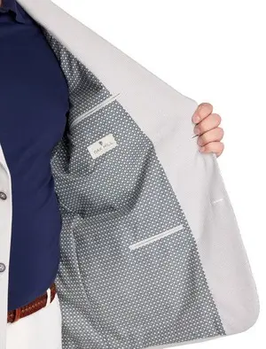 OAK HILL BY DXL Striped Seersucker Sport Coat