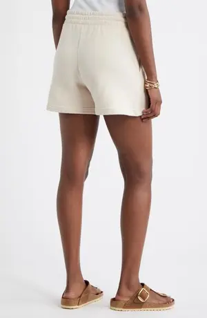 Caslon French Terry Drawstring Shorts - Beige Shell