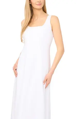 Halogen Seamed A-line Maxi Dress