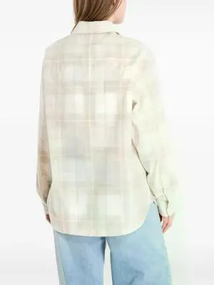 Carhartt Work In Progress Wilber Check-pattern Logo-patch Shirt