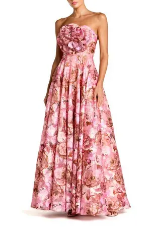 Ieena For Mac Duggal Floral Evening Dresses
