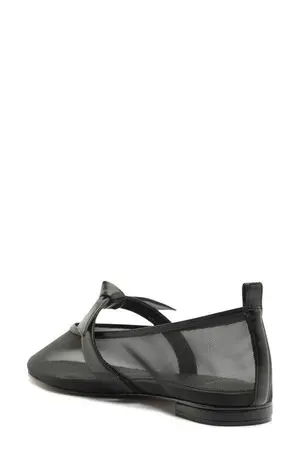 ALEXANDRE BIRMAN Clarita Ballerina Mary Jane Flat - Black